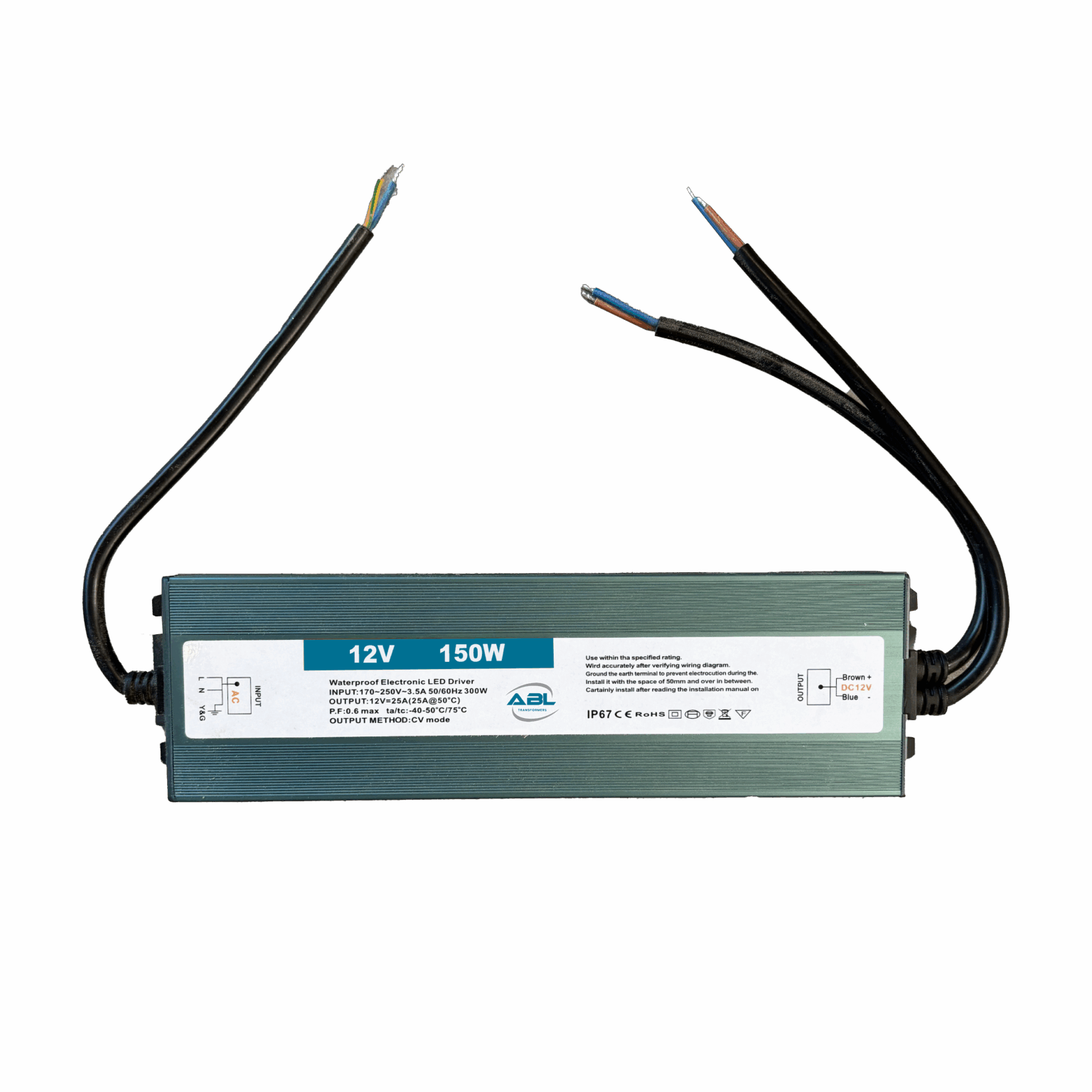 Waterproof 12V DC Power Supply – Lighting and Other Applications